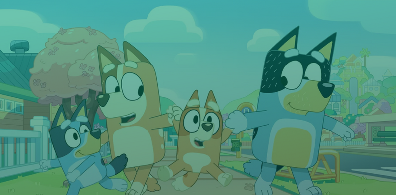 bluey the album – mask guy record store