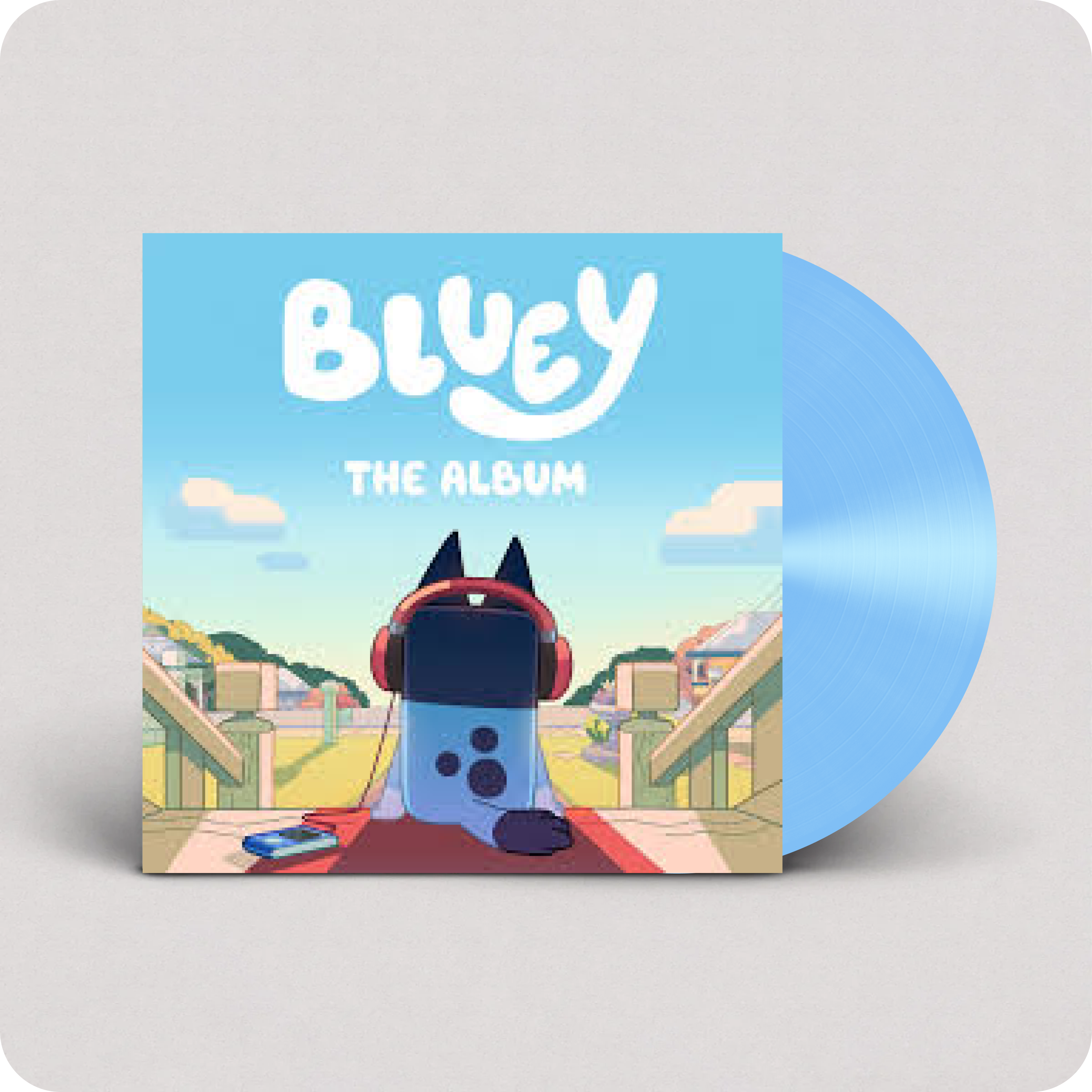 bluey the album – mask guy record store