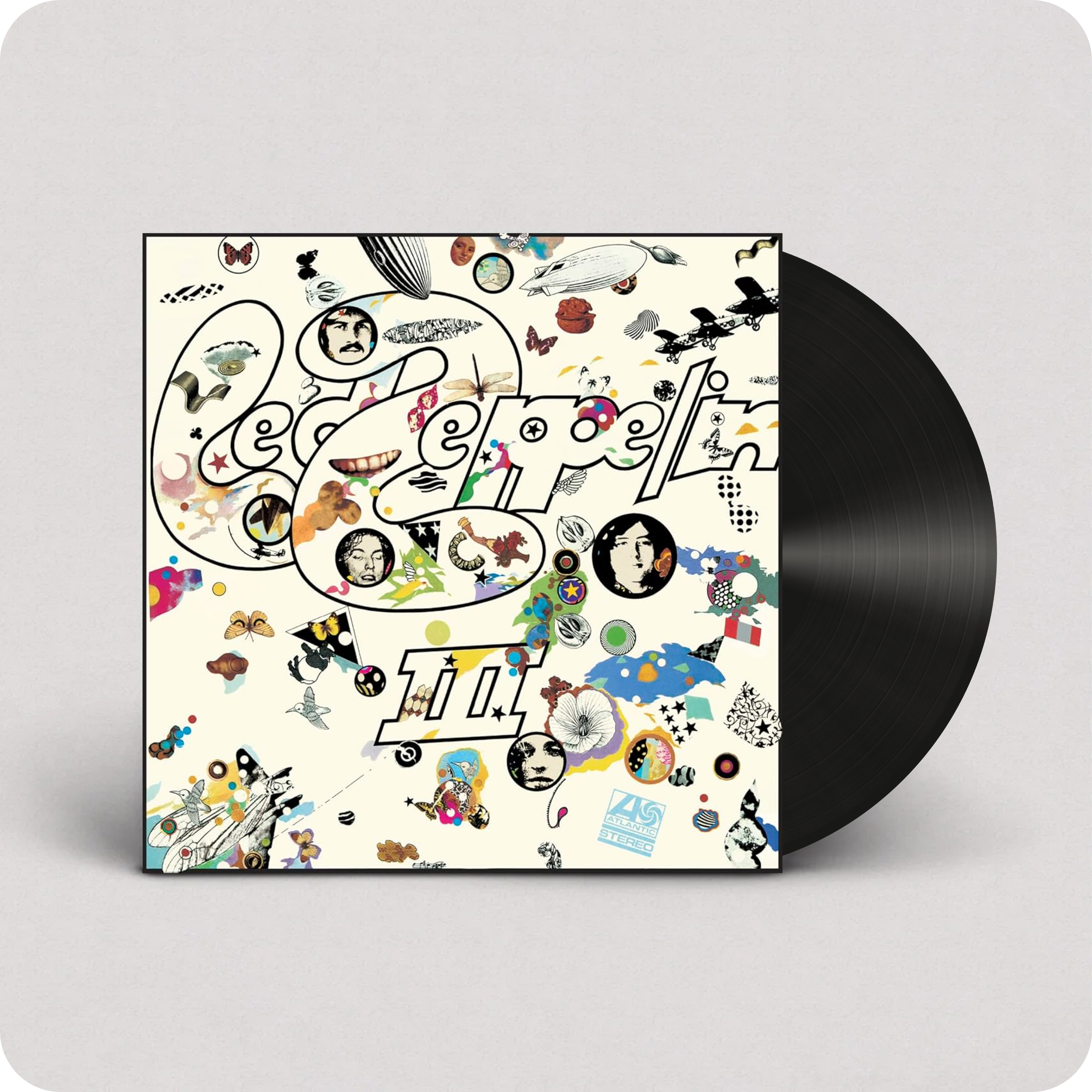led zeppelin III – mask guy record store