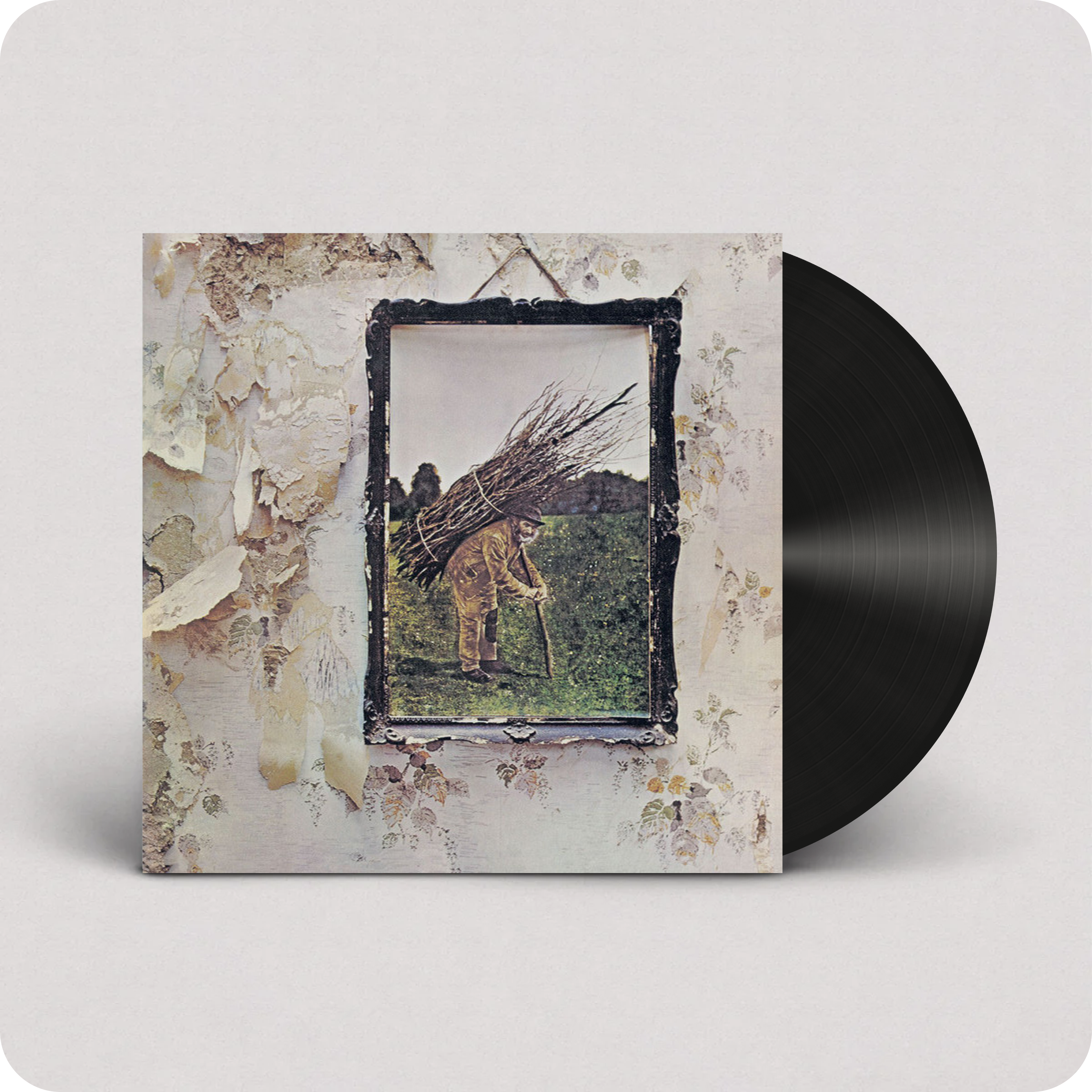 led zeppelin IV – mask guy record store